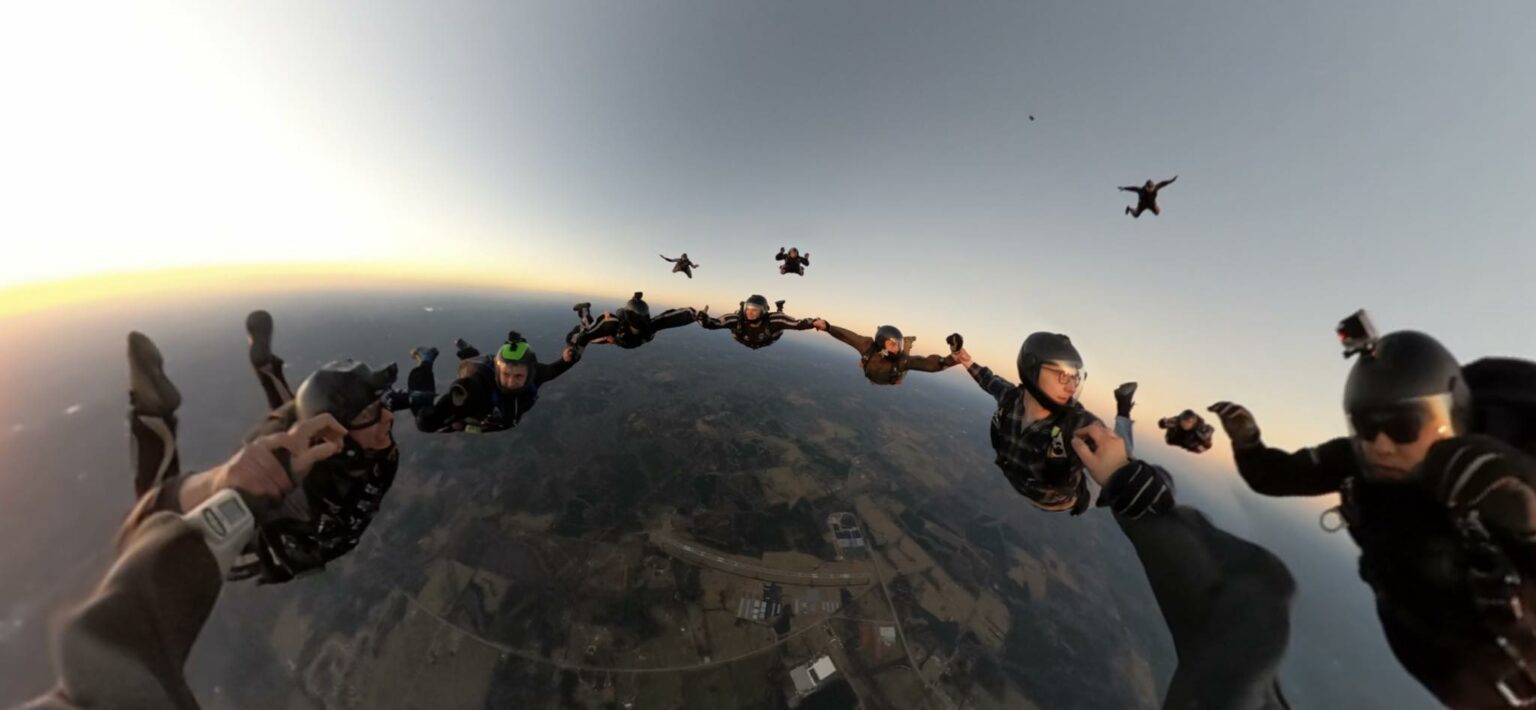 Skydivers Jack and Richey Mark Big Mile Posts at Skydive Atlanta ...